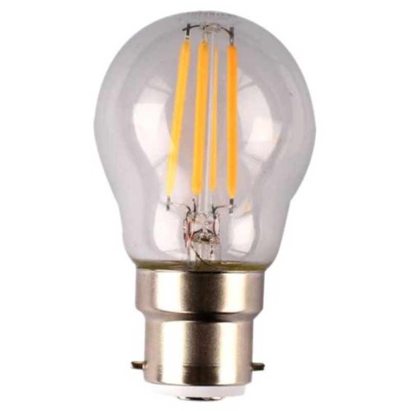 Buy SAL LFR27B22D-C FANCY RND 4W WW B22 CLDIMMABLE 450 Lumens 240VAC ...