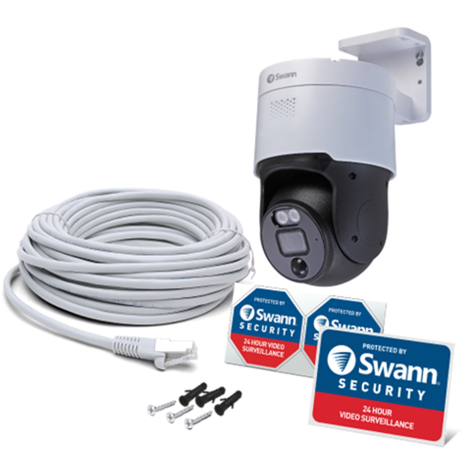 Buy Swann Enforcer-Series 8MP/4K Pan-Tilt Add-On Security Camera, Two ...