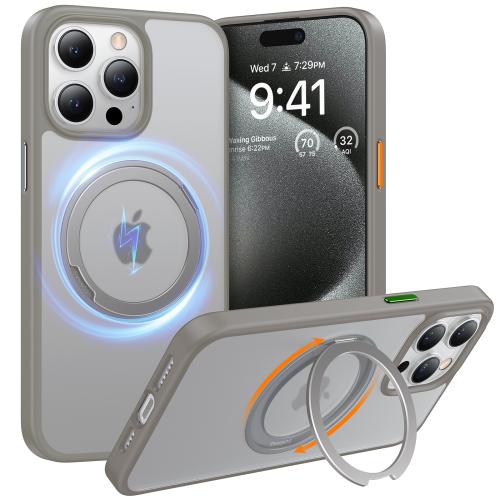 Buy Torras iPhone 15 Pro Max (6.7") UPRO Ostand Pro Case - Titanium ...