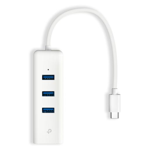 Buy TP-Link USB Type-C - 3-Port Hub & Gigabit Ethernet Adapter - Plug ...