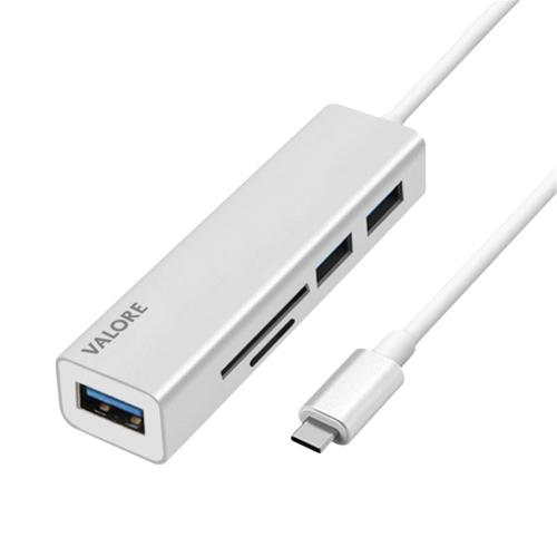 Buy Valore USB-C Combo Hub - Silver 3 Port USB 3.0 [VUH-25] - MyDeal ...