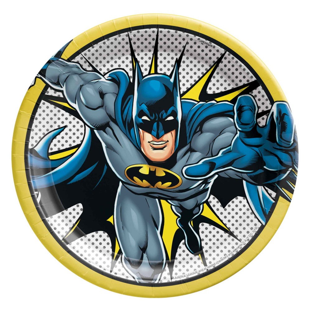 Buy Batman Heroes Unite Dinner Plates 8 Pack - MyDeal Australia