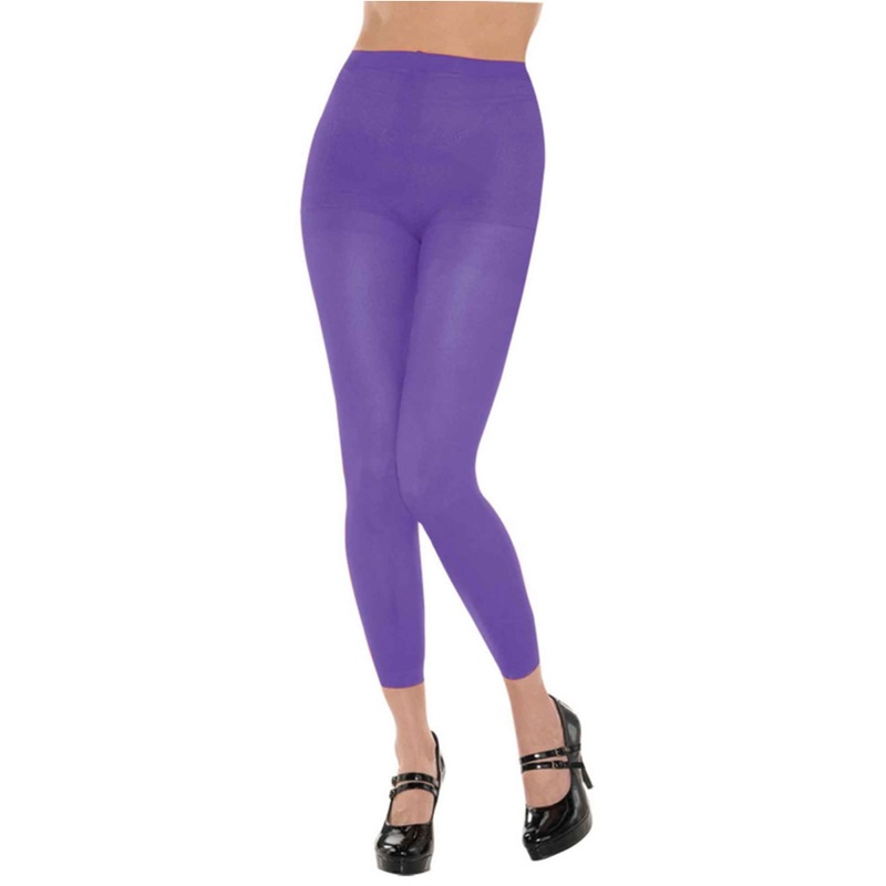 Buy Purple Footless Tights Costume Accessory 1 Pair Mydeal