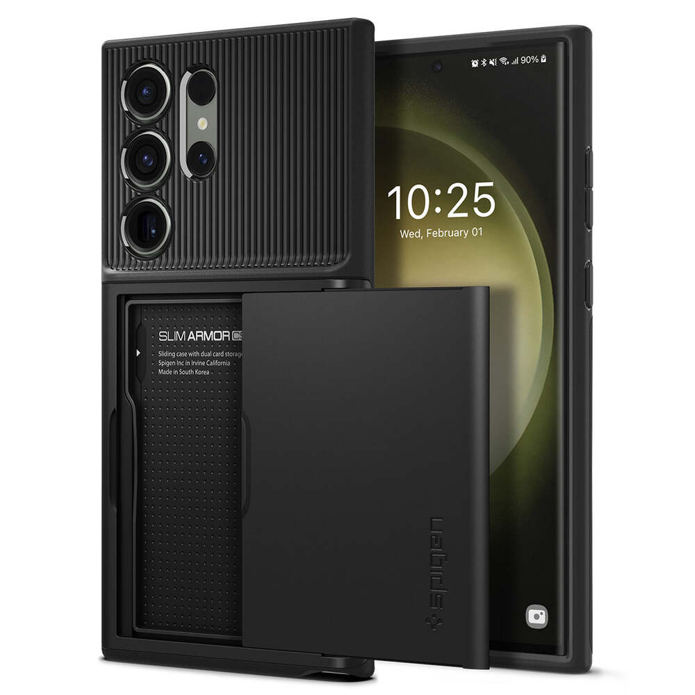 Buy SPIGEN Galaxy S23 Ultra Case, 2023 Genuine Slim Armor CS Card ...
