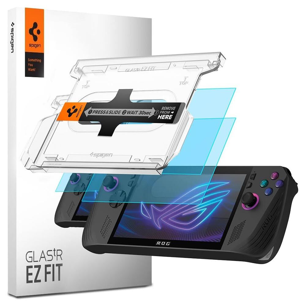 Buy SPIGEN ROG Ally X 2024 Screen Protector, Genuine EZ Fit 9H Tempered ...