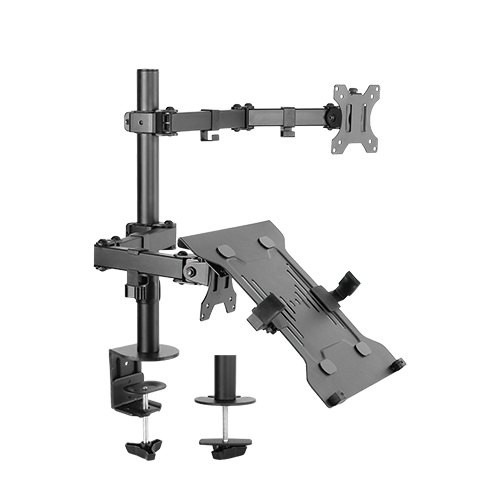 Buy Brateck Economical Double Joint Articulating Steel Monitor Arm with ...