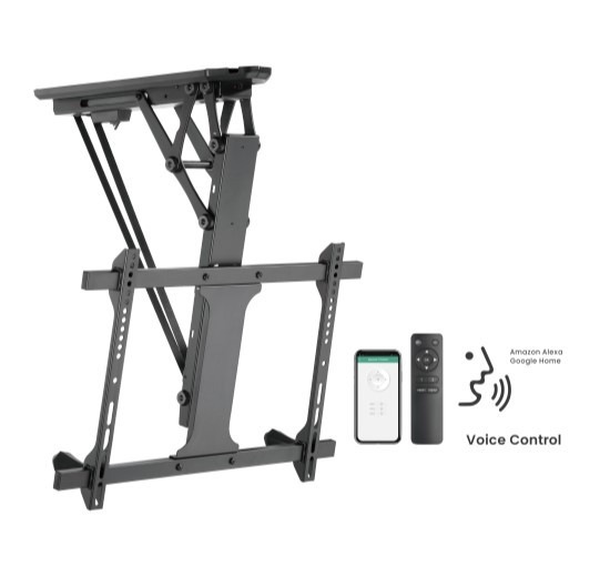 Buy Brateck PLB-M0546AI SMART FLIP DOWN TV CEILING MOUNT POWERED BY ...