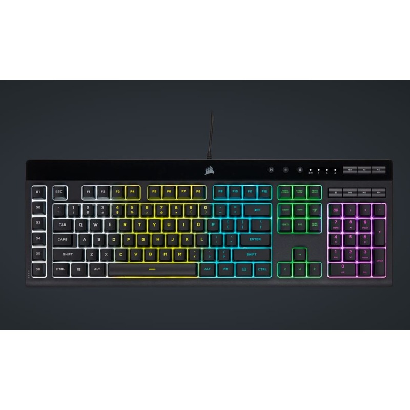 Buy CORSAIR K55 PRO LITE RGB Gaming Keyboard, Backlit RGB LED, Black ...