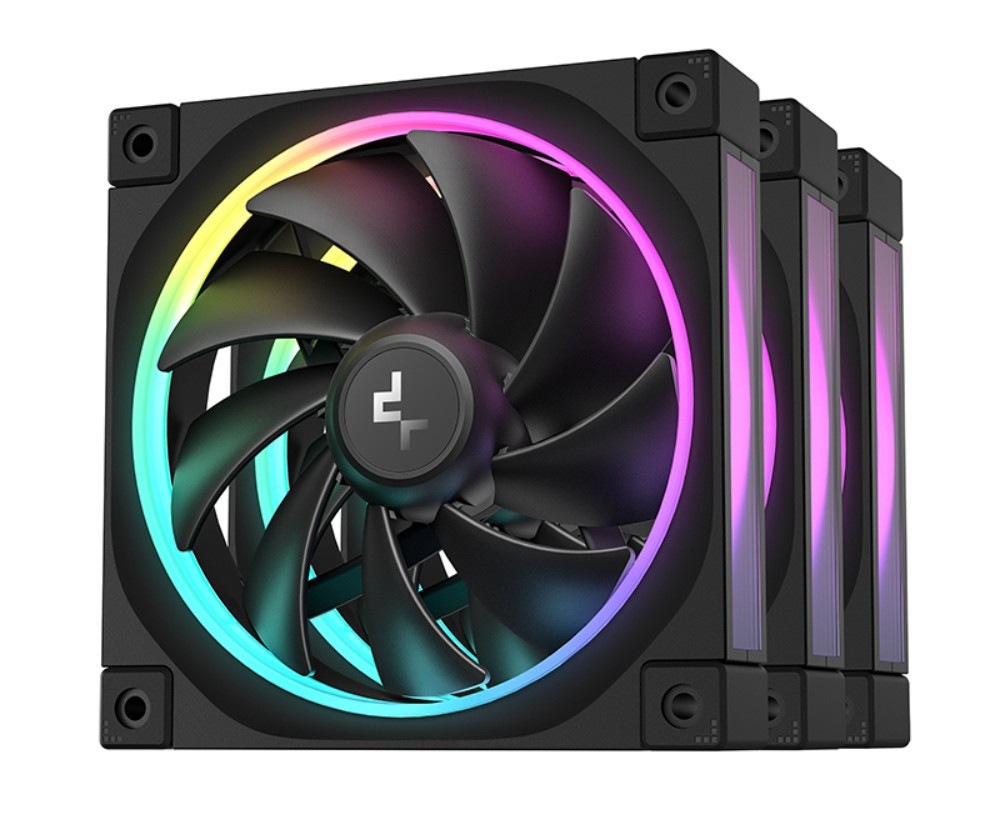 Buy DeepCool FL12 3IN1 (3-Pack) 120mm Unique ARGB Fans, Low Noise, 4 ...