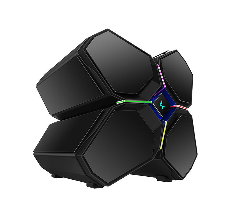 Buy DeepCool QUADSTELLAR INFINITY Full Tower ATX Case, Black,6 Tempered ...