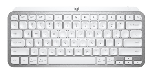 Buy Logitech MX Keys Mini Minimalist Wireless Illuminated Keyboard Pale ...