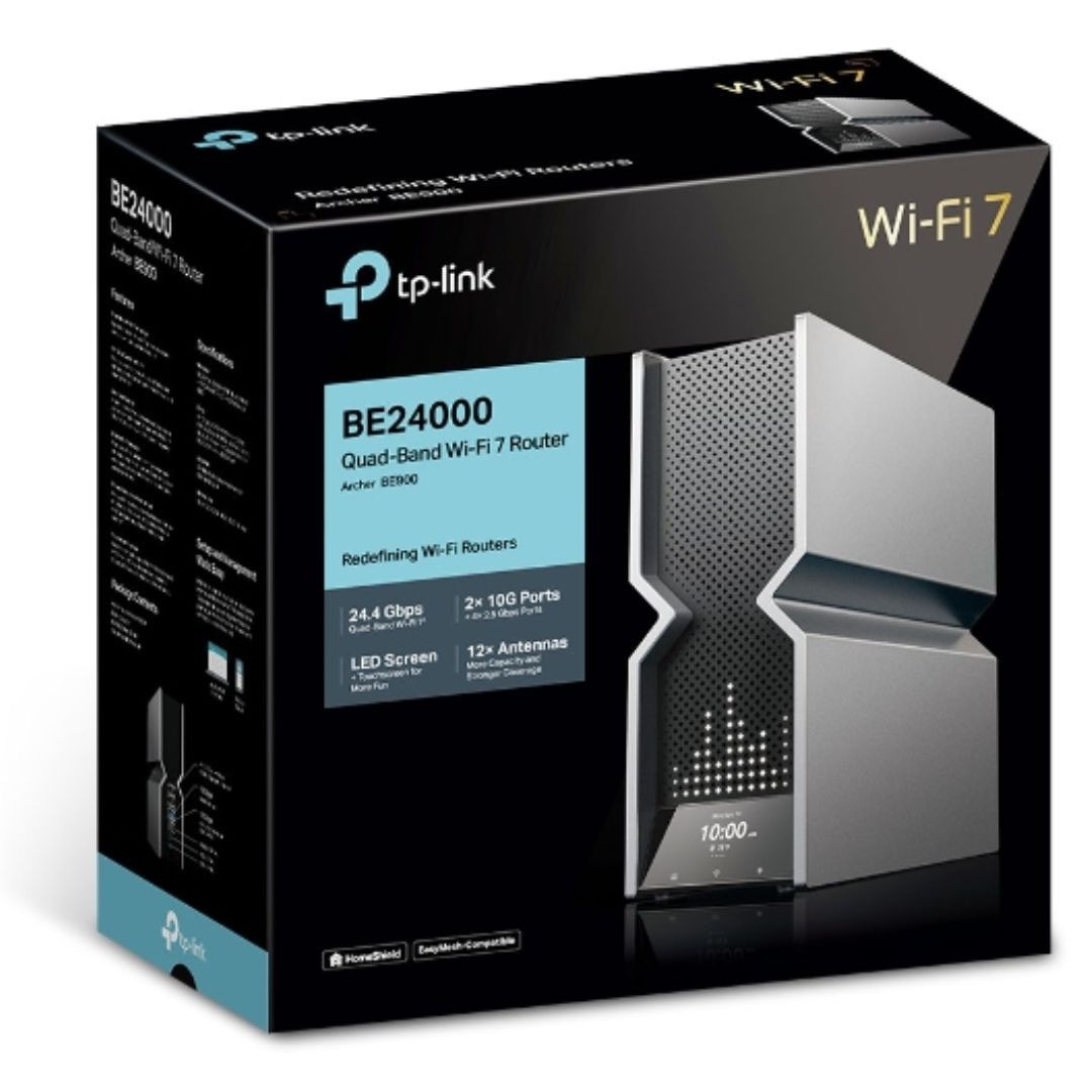 Buy TP-Link Archer BE900 BE24000 Quad-Band Wi-Fi 7 Router (WIFI7 ...