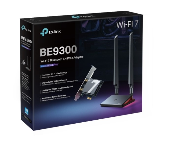 Buy TP-Link Archer TBE550E BE9300 Wi-Fi 7 Bluetooth 5.4 PCIe Adapter ...