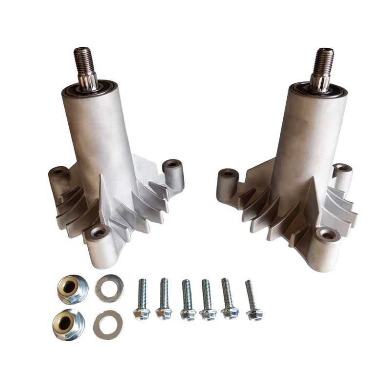 Buy 2 X Spindle Assembly Husqvarna Mounting & Blade Bolts Pulley Nuts ...