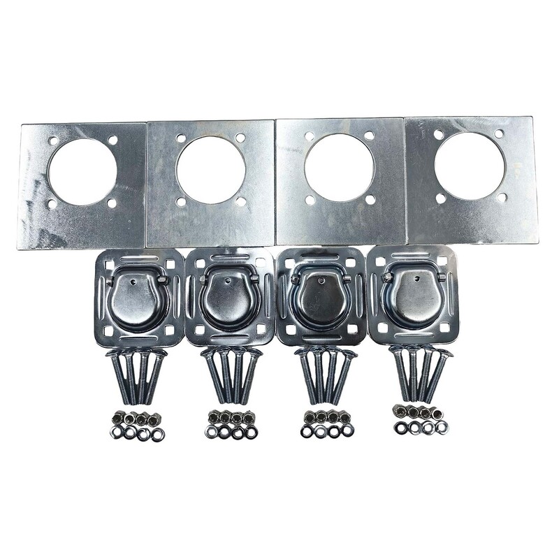 Buy 4 Sets Tie Down Lashing Ring & Backing Plates With Bolts Ute ...