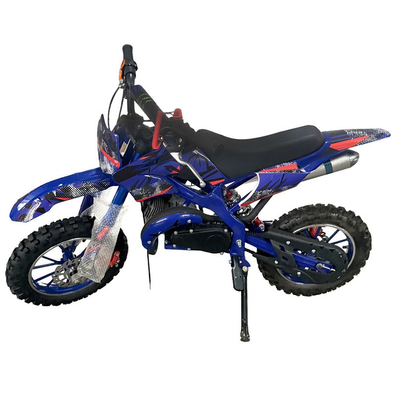 Buy Blue Mini Motor Dirt Bike Kids Pocket 2 Stroke Motorbike ATV Twin ...