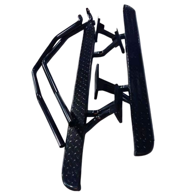 Buy Steel Side Steps & Brush Bars Fit For Toyota Hilux N70 Dual Cab ...