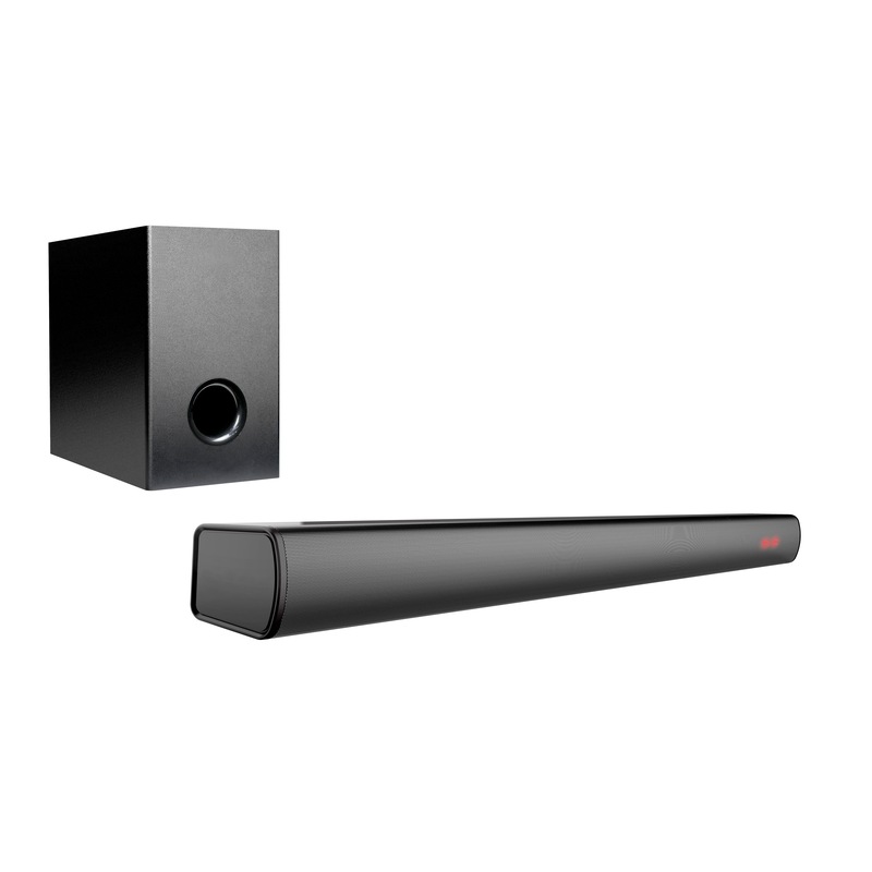 Buy Laser 2.1 Channel Soundbar with Bluetooth & Wired Subwoofer - MyDeal