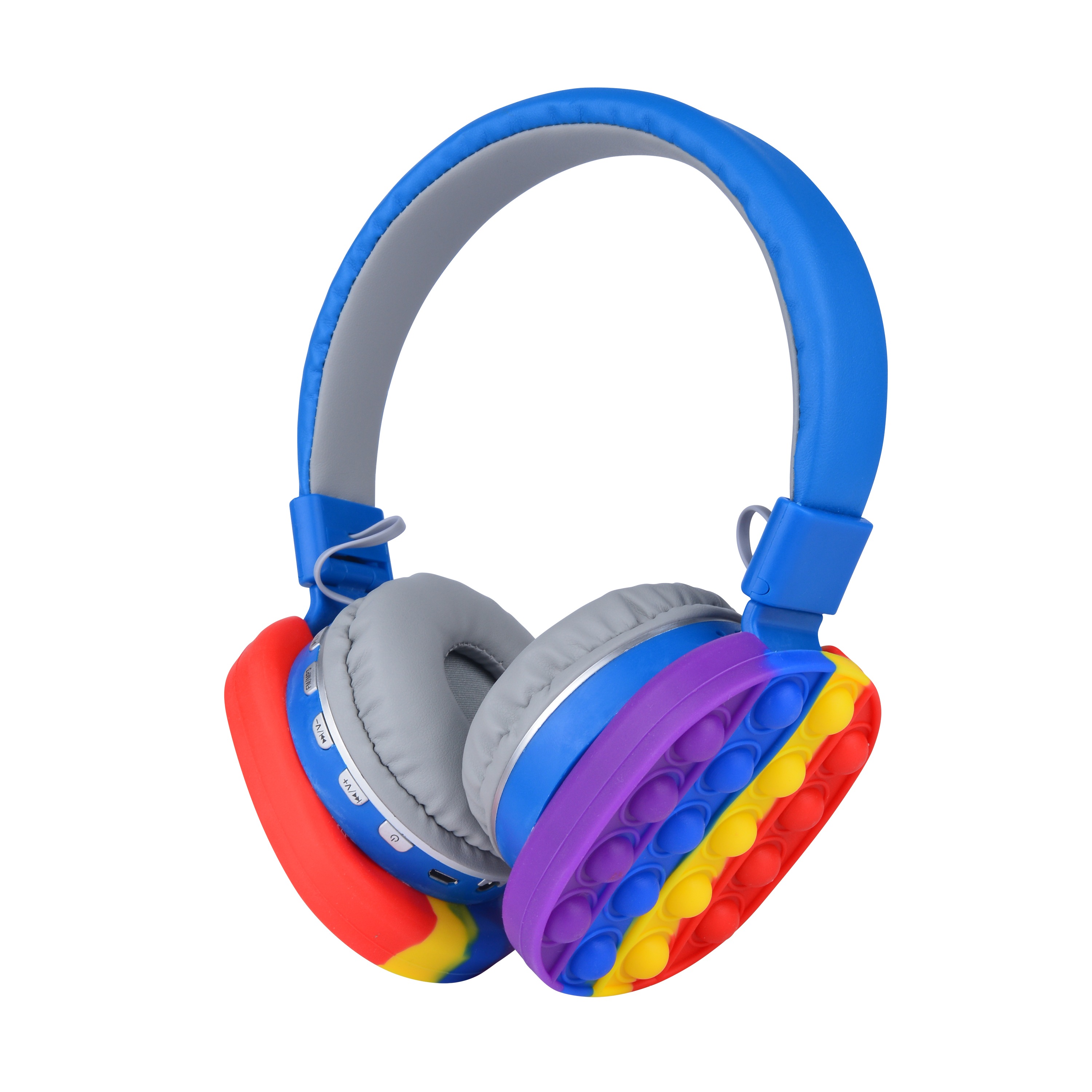 Buy Laser Kids Bubble Pop Bluetooth Headphones Blue - MyDeal Australia
