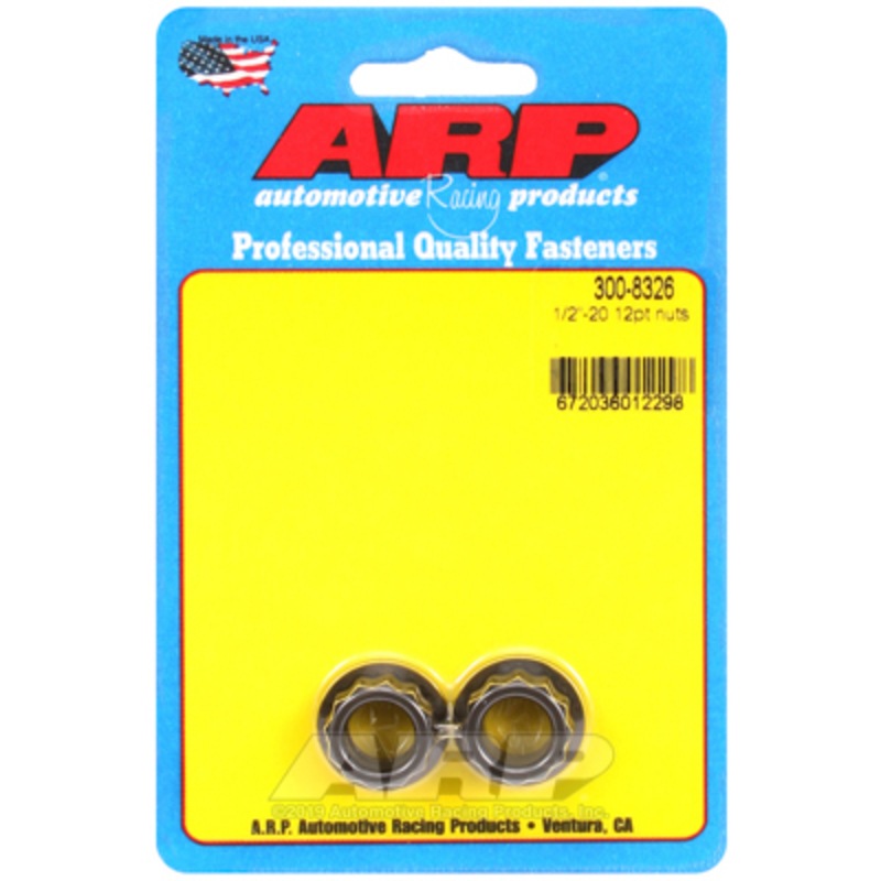 Buy ARP 12-Point Nut Chrome Moly Black Oxide 1/2" UNF Thread 5/8 ...