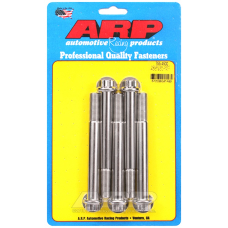 Buy ARP 5-Pack Bolt Kit 12-Point Head S/S 1/2" UNF x 4.500" UHL 9/16 ...