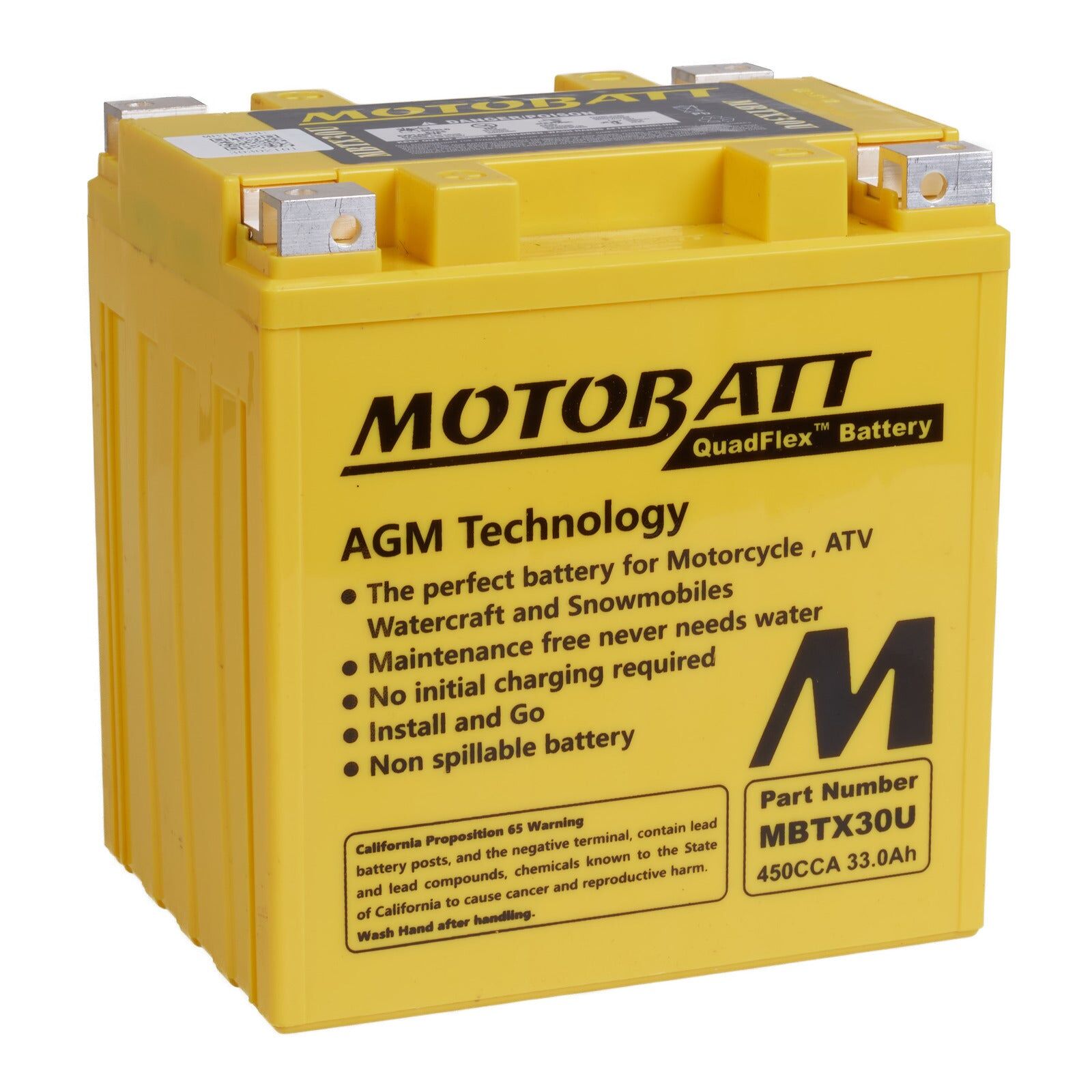 Buy CF Moto UForce 550 EPS 2020-2021 Battery Motobatt - MyDeal Australia