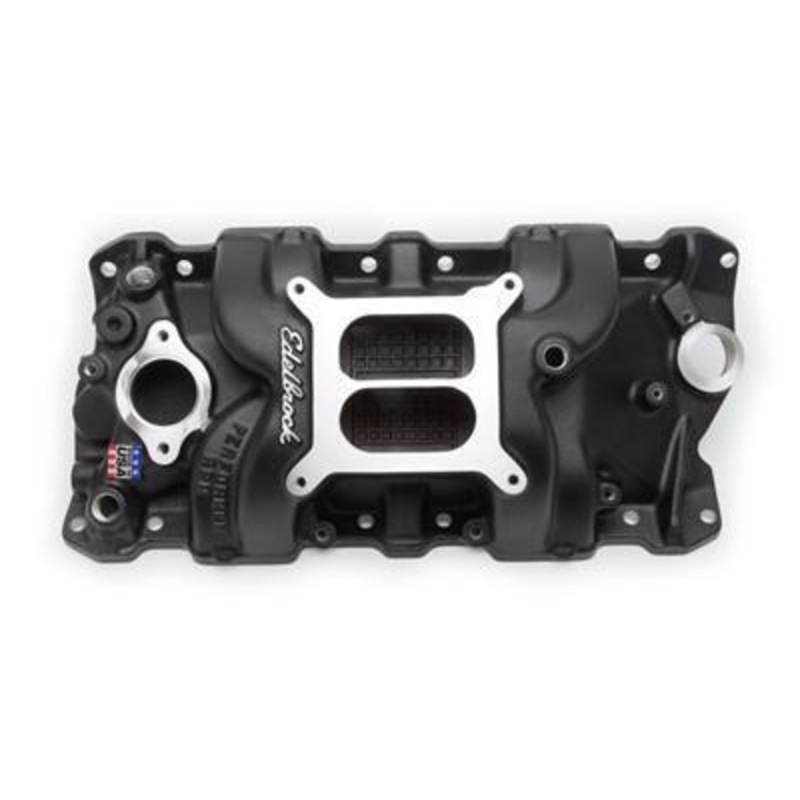 Buy Edelbrock Intake Manifold Performer RPM Dual Plane Aluminium Black ...