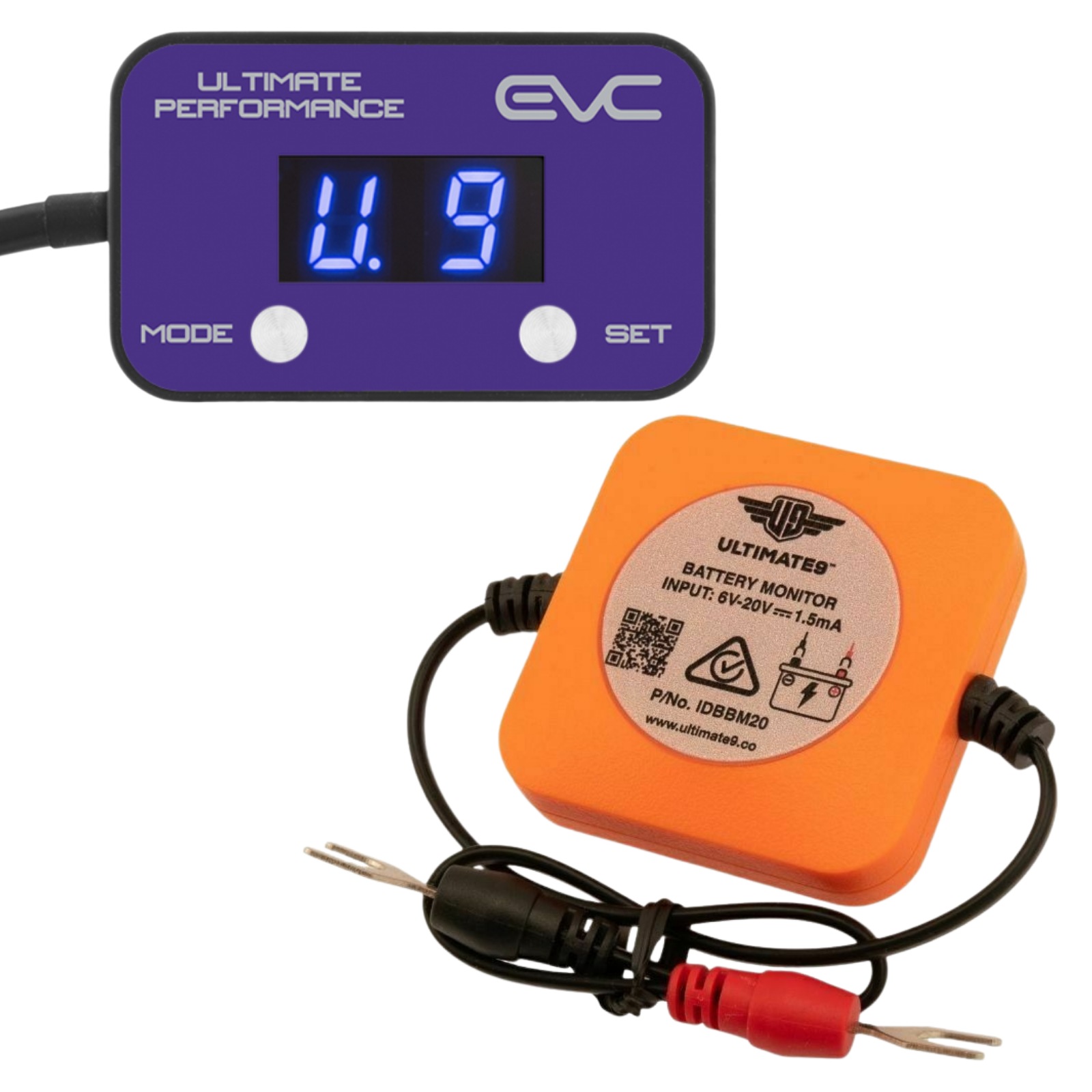 Buy EVC iDrive Throttle Controller + battery monitor purple for Ford ...