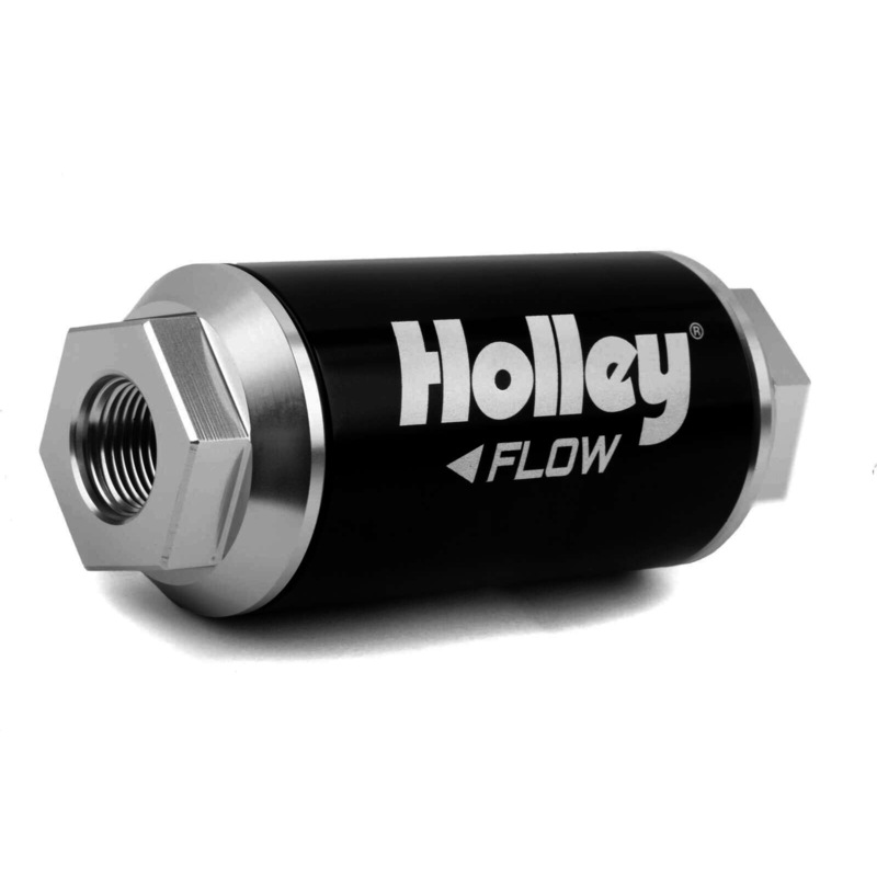 Buy Holley Fuel Filter Inline Billet Aluminium Stainless Mesh 40 ...