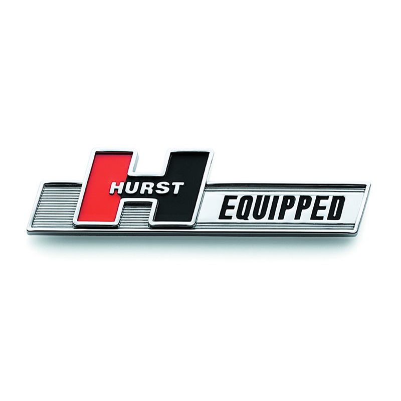 Buy Hurst Equipped Emblem Based On Original Blueprints ABS Plastic 5-1/ ...