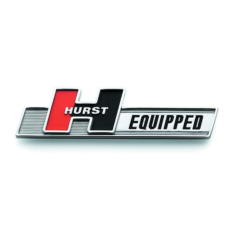 Buy Hurst Equipped Emblem Based On Original Blueprints ABS Plastic 5-1/ ...
