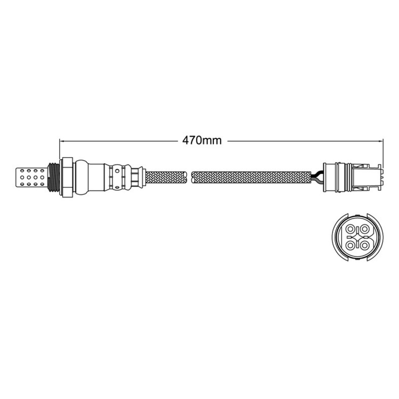 Buy Pre-Cat left oxygen sensor for Mercedes Benz S55 AMG Kompressor ...