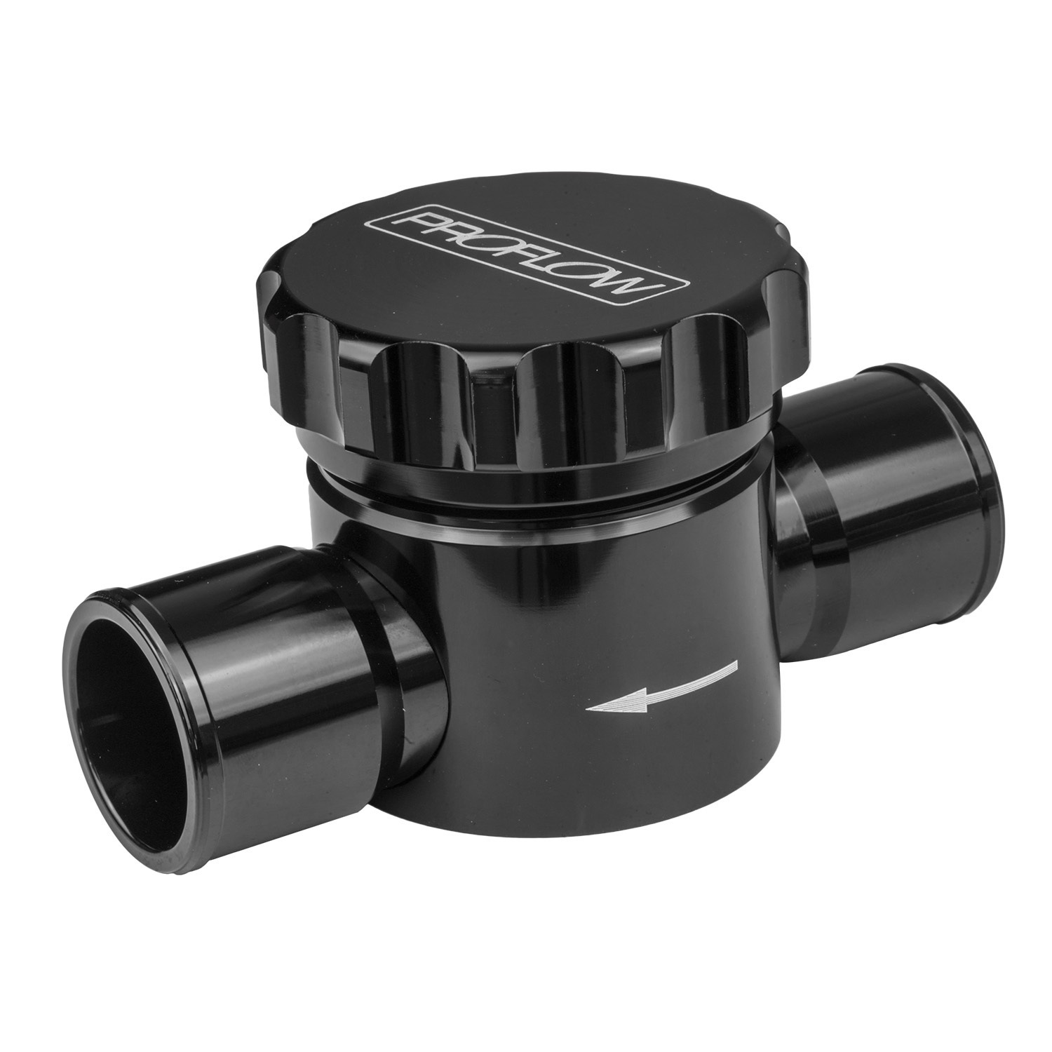 Buy Proflow Coolant Radiator Water Filter Inline with Cap Black Billet ...
