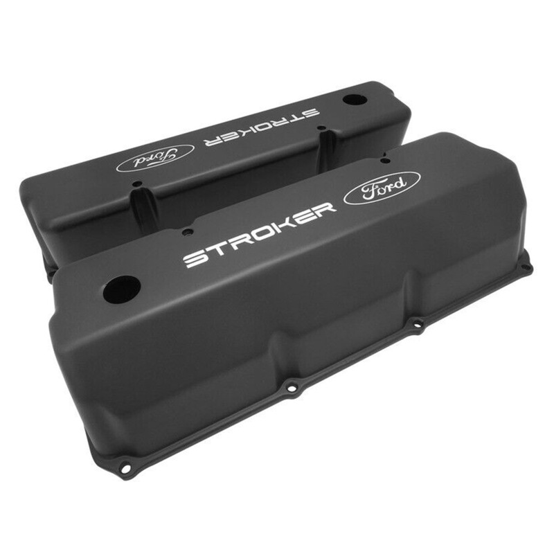 Buy Proflow Rocker Valve Covers Tall Black Ford Cleveland V8 302 351 ...