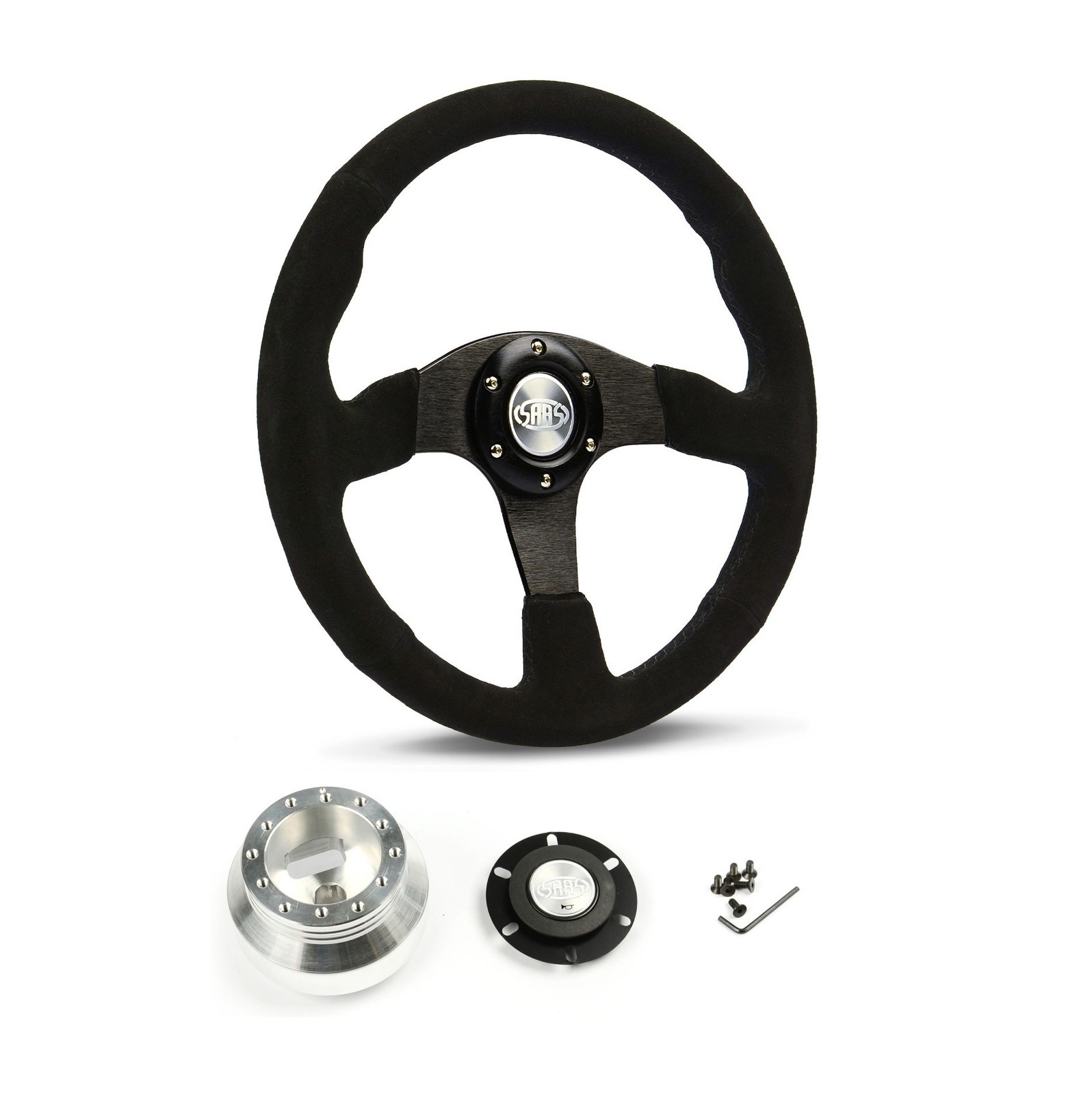 Buy SAAS Steering Wheel D1-SWB-RS & billet boss for Chevrolet Nova 1967 ...