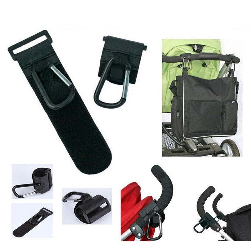 Buy 4x Pram Hook Baby Kids Stroller Hooks Shopping Bag Clip Carrier ...