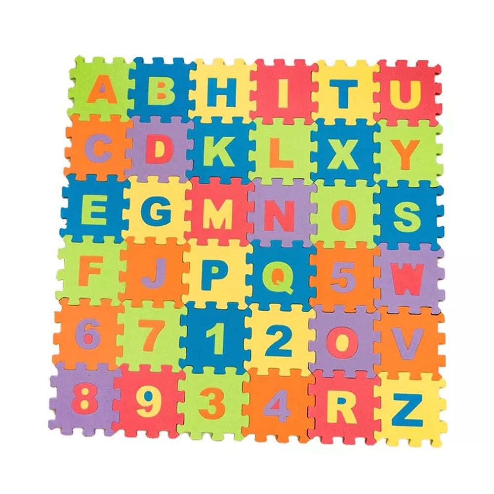 Buy 1.8X1.8M 144Pcs EVA Foam Floor Kids Mats Baby Alphabet Number Interlocking Mat - MyDeal ...