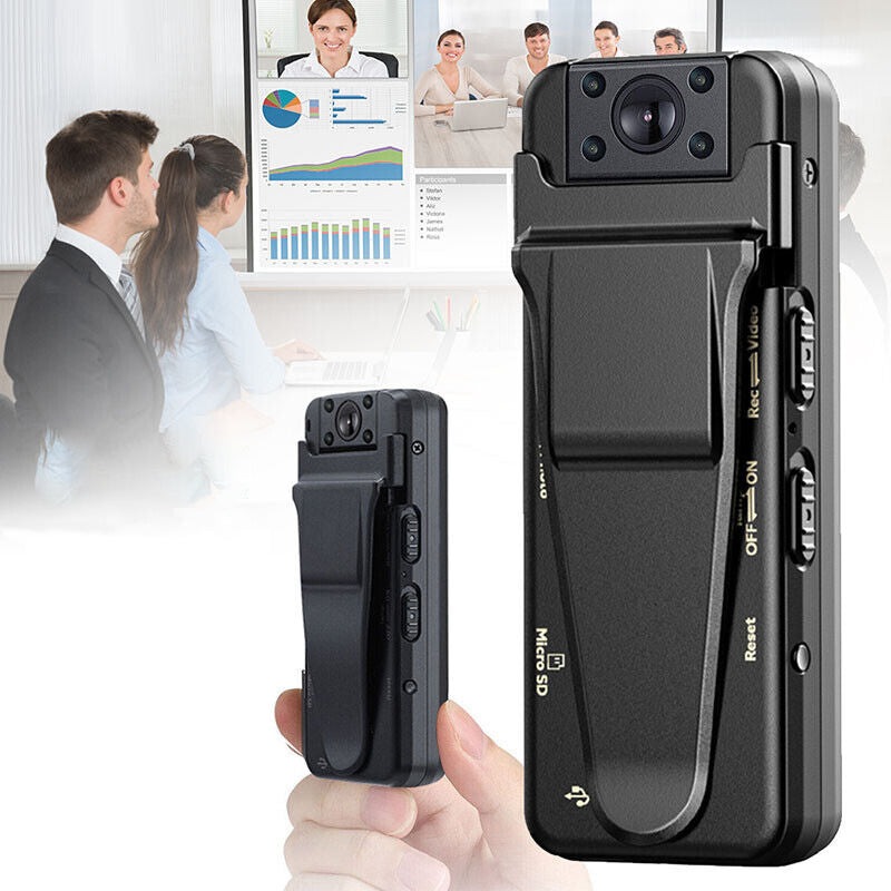 Buy 20H 1080P HD Camcorder DVR IR Night Vison Cam Mini Police Body ...