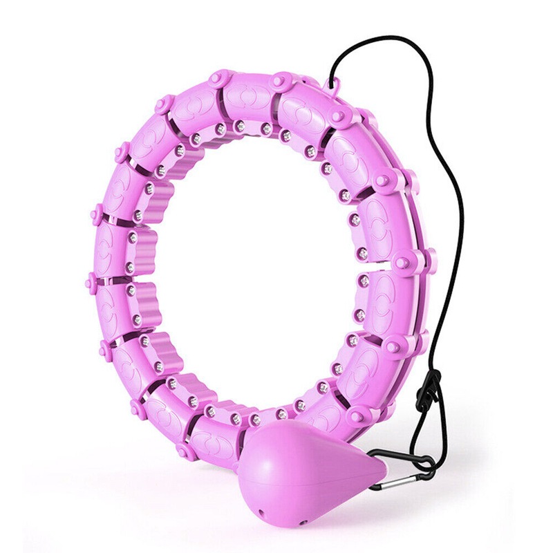 Buy 24 Knots Smart Hula Hoop Weighted Fitness Detachable Hoops Weight ...