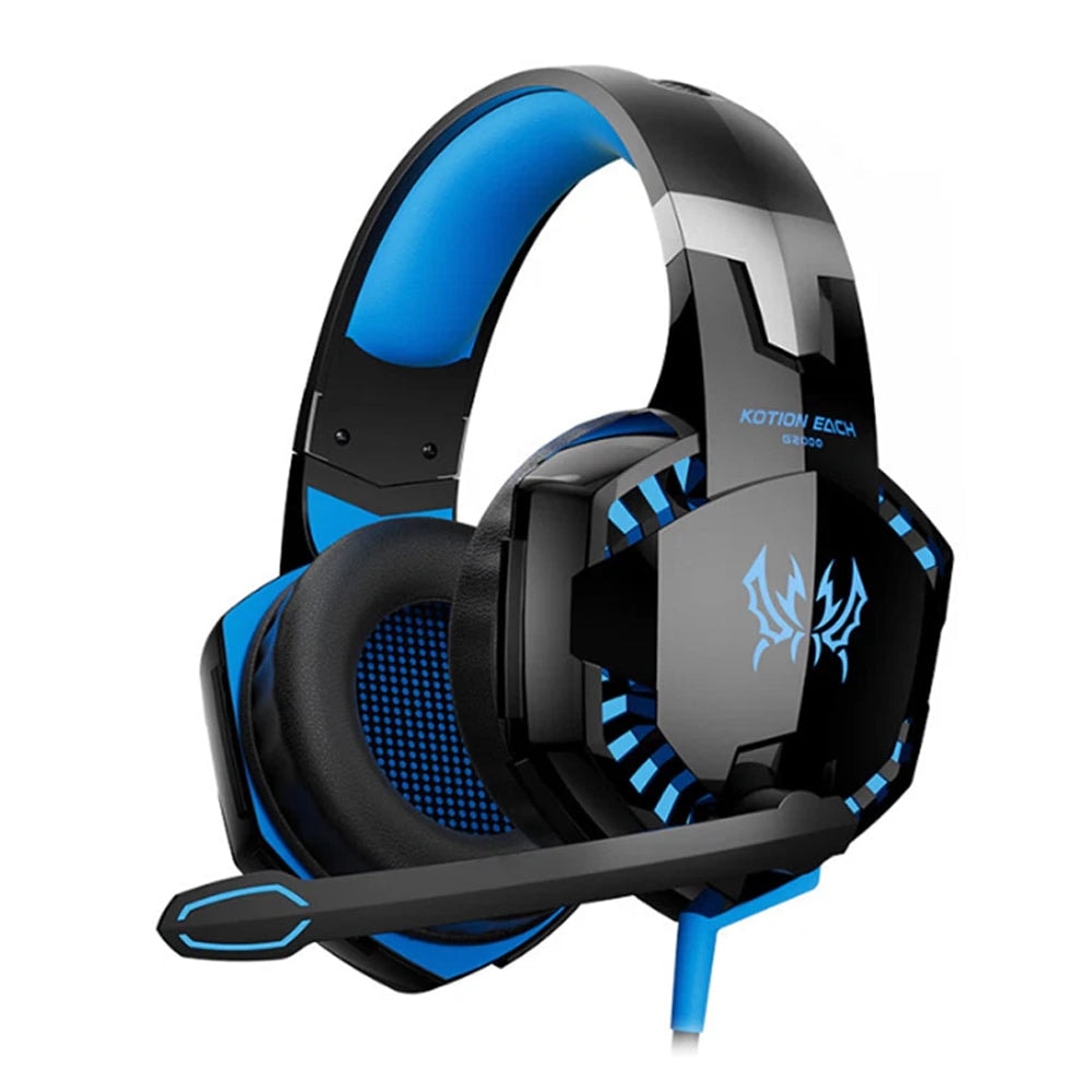 Buy 3.5mm Gaming Headset MIC LED Headphones Surround for PC Mac Laptop ...