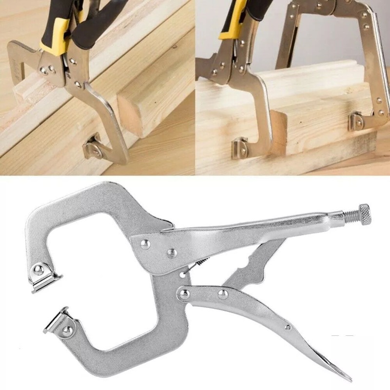 Buy 4PCS Heavy Duty Steel 11" C-Clamps Mig Welding Locking Plier Vice ...