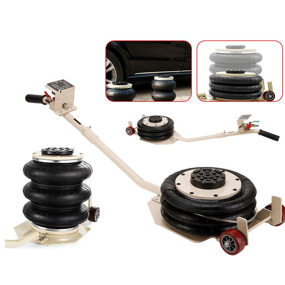 Buy 6600 lbs Triple Air Jack Bag Pneumatic Jacking Quick Lifting 3T ...