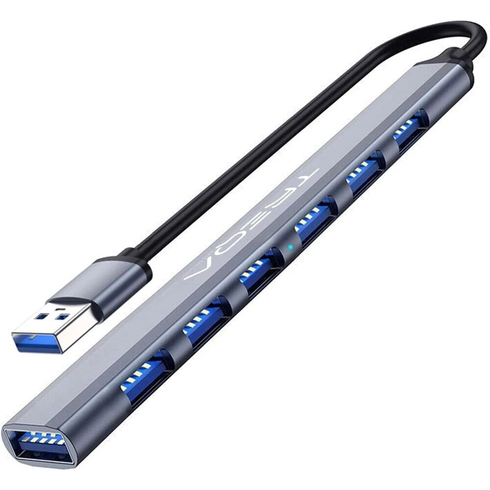 Buy 7 Ports USB Hub 3.0 Splitter Extender Extension Laptop PC MacBook ...