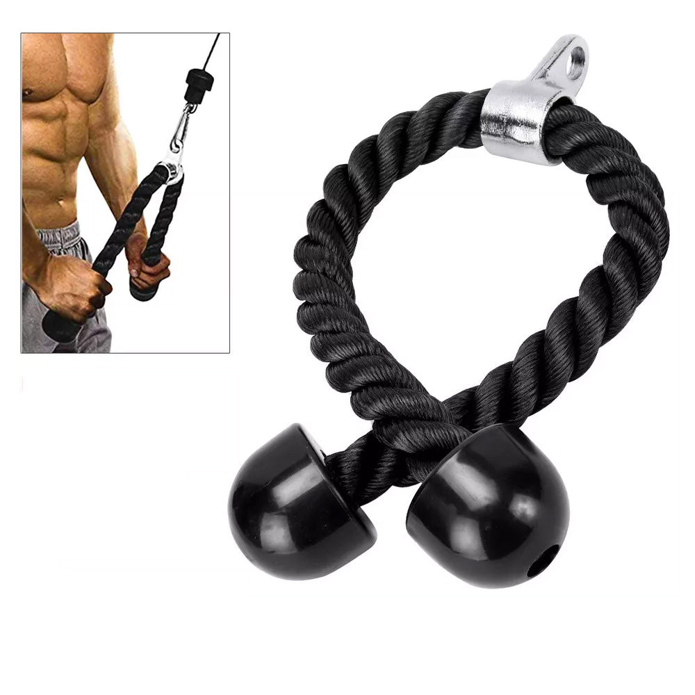 Buy 90cm Tricep Rope Pull Down Cable Gym Training Exercise Fitness ...