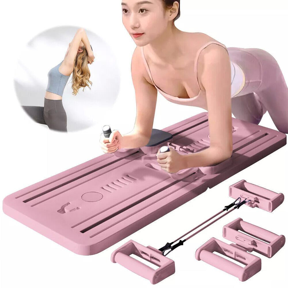 Buy Abdominal Exercise Board Pilates Reformer Set with Mat & Counter ...