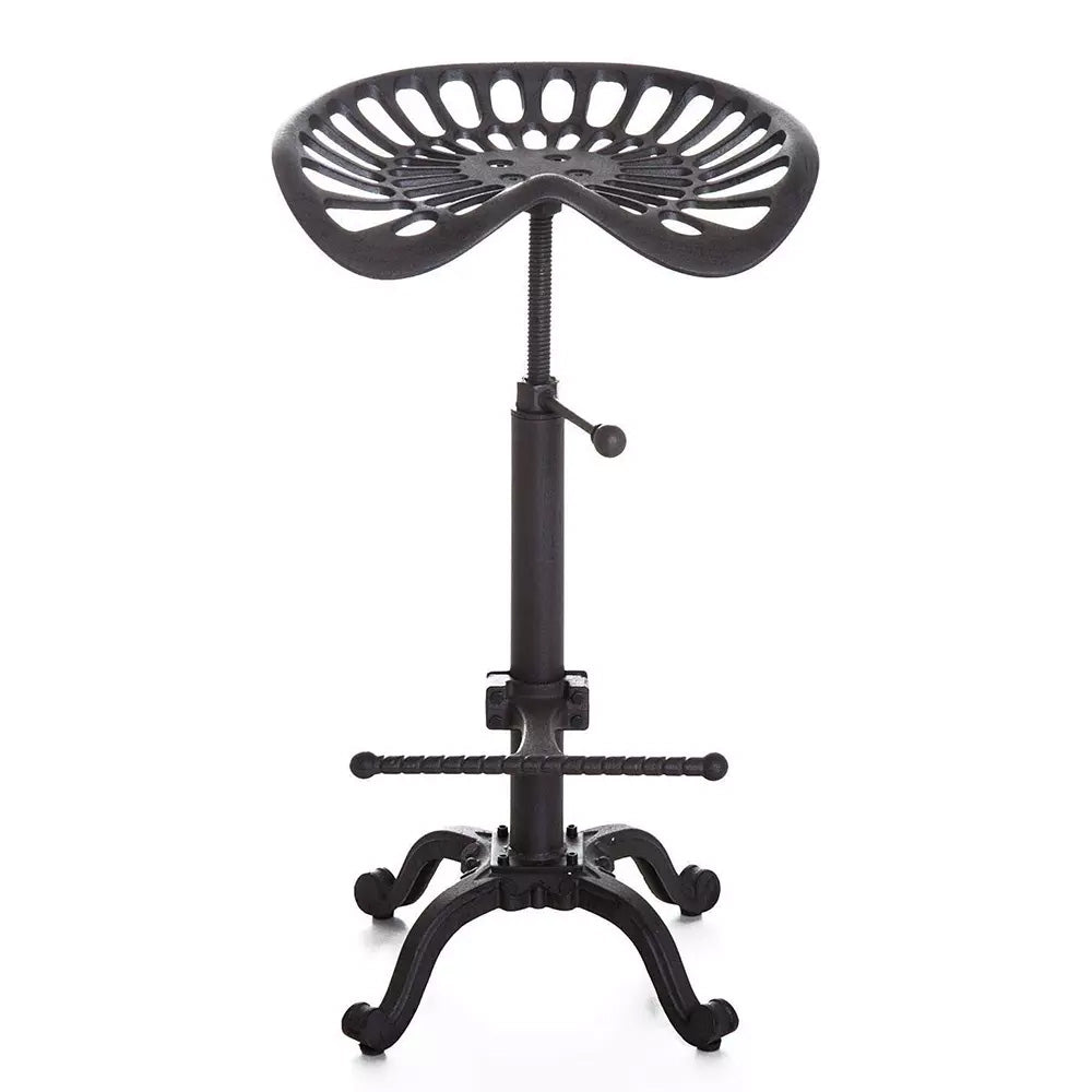 Buy Adjustable Tractor Seat Stool with Footrest Contemporary Home ...