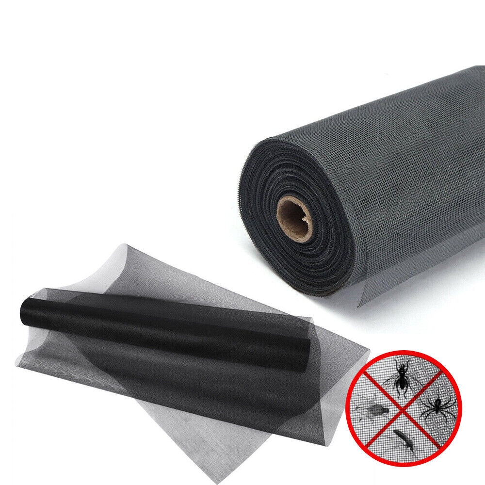 Buy Black Roll Insect Flywire Window Fly Screen Net Mesh Flyscreen ...