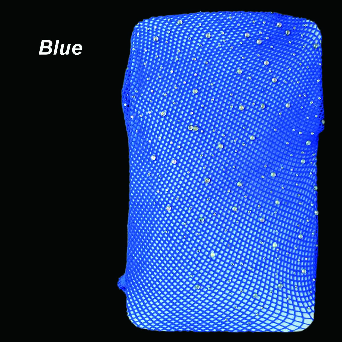 Buy Blue 2 Pair of Sexy Crystal Rhinestone Fishnet Net Mesh Socks ...