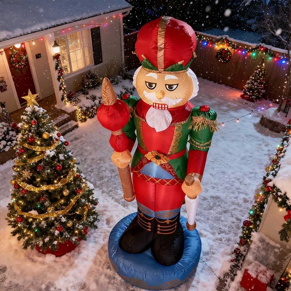 Buy Christmas Inflatable Nutcracker Giant Lighted Interior Decoration ...