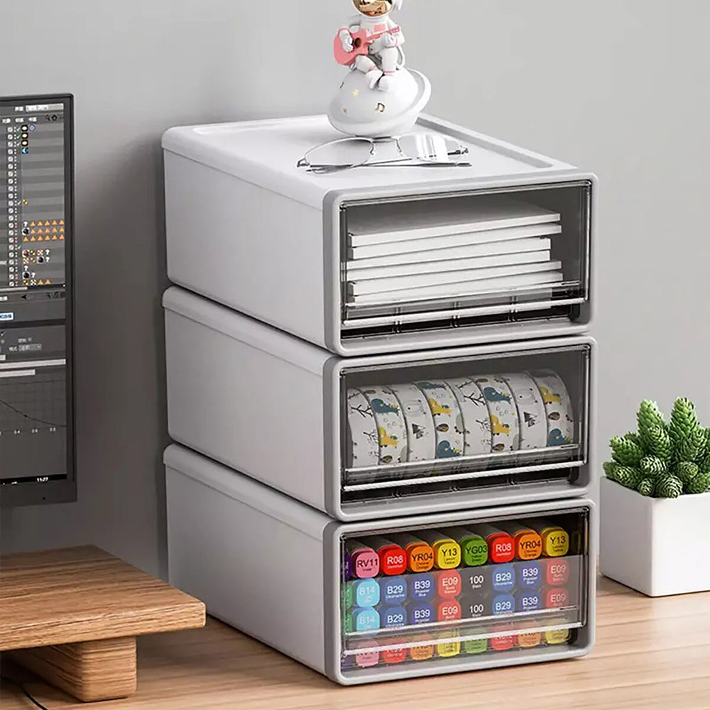 Buy Desktop Stationery Organizer Storage Box for Office Supplies Desk ...